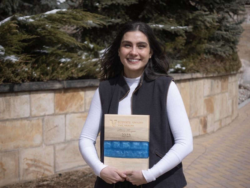 Allie Morgan Honored as Recipient of Vail Health Elevate Award
